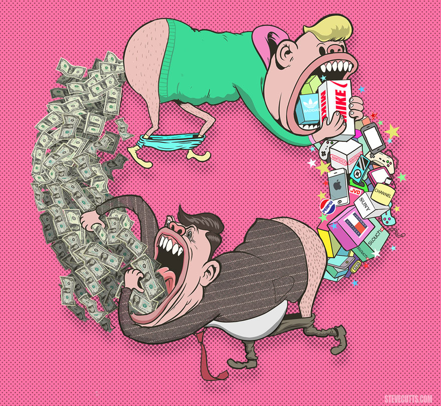 Steve Cutts illüstrasyonlarıyla günümüz dünyasının acı gerçekleri